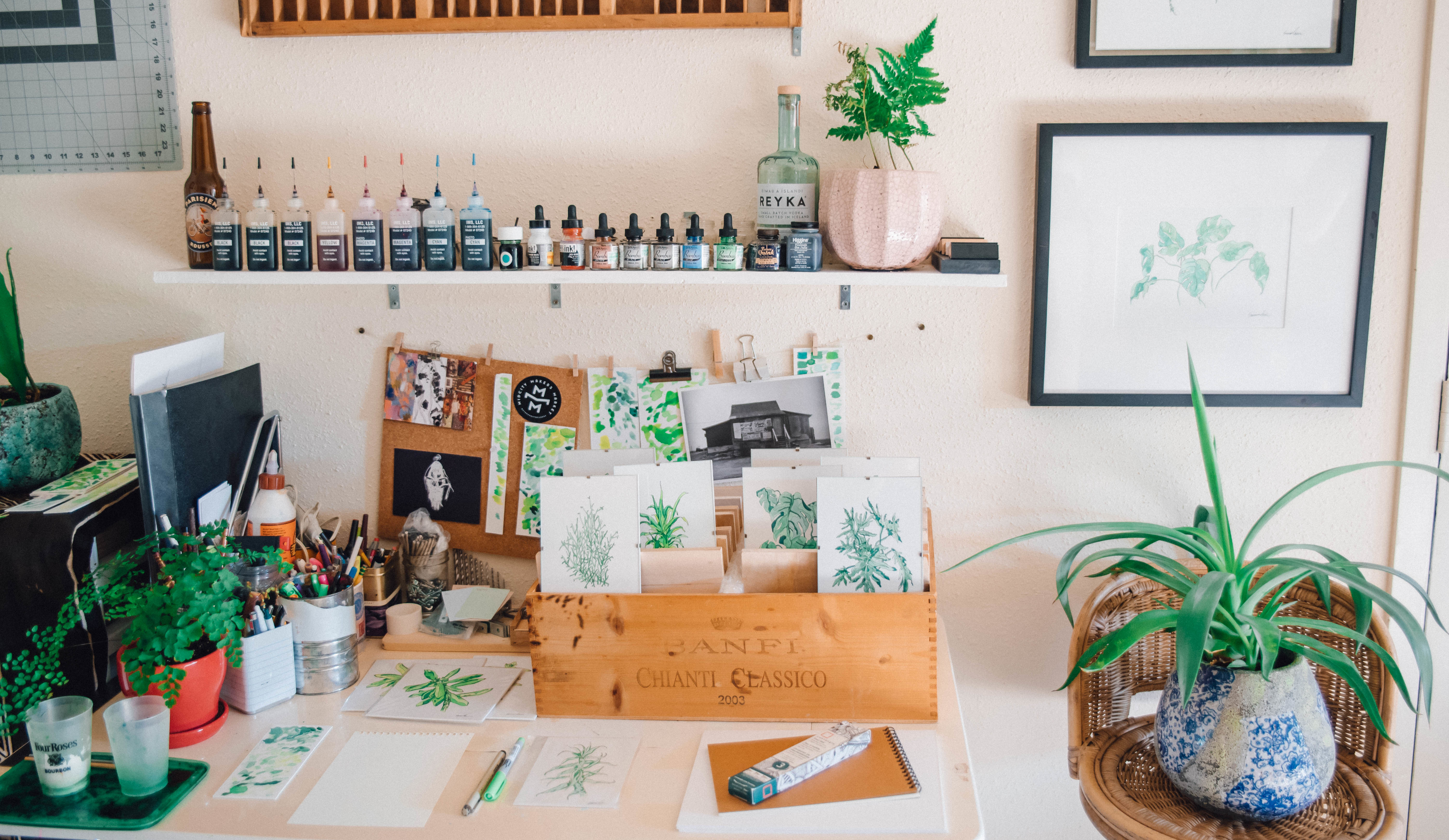 From the November issue: Samara Thomas’ green thumb takes up a green pen